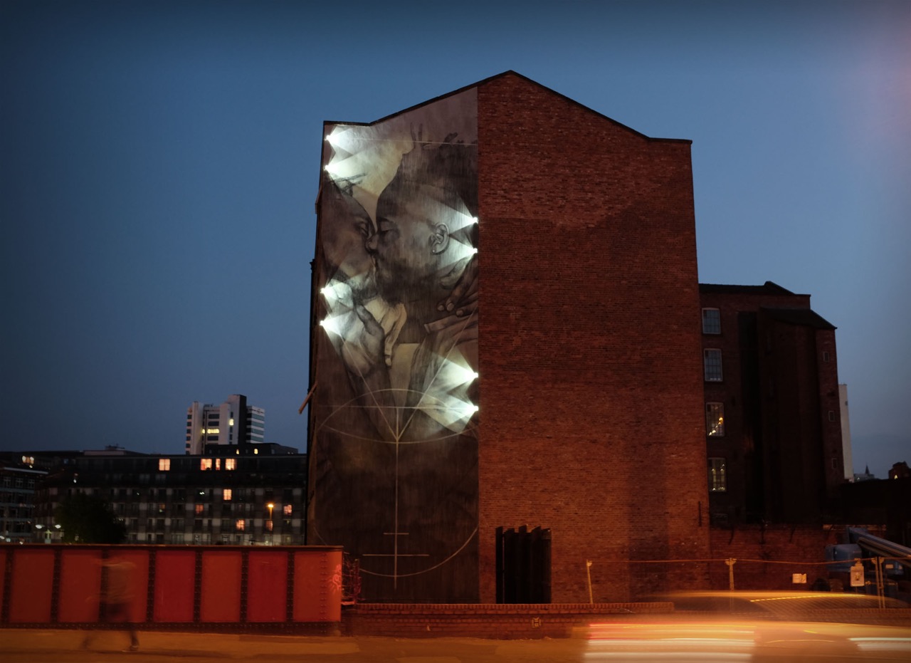 New mural by Faith47 in Manchester urges for LGBT rights | Design Indaba
